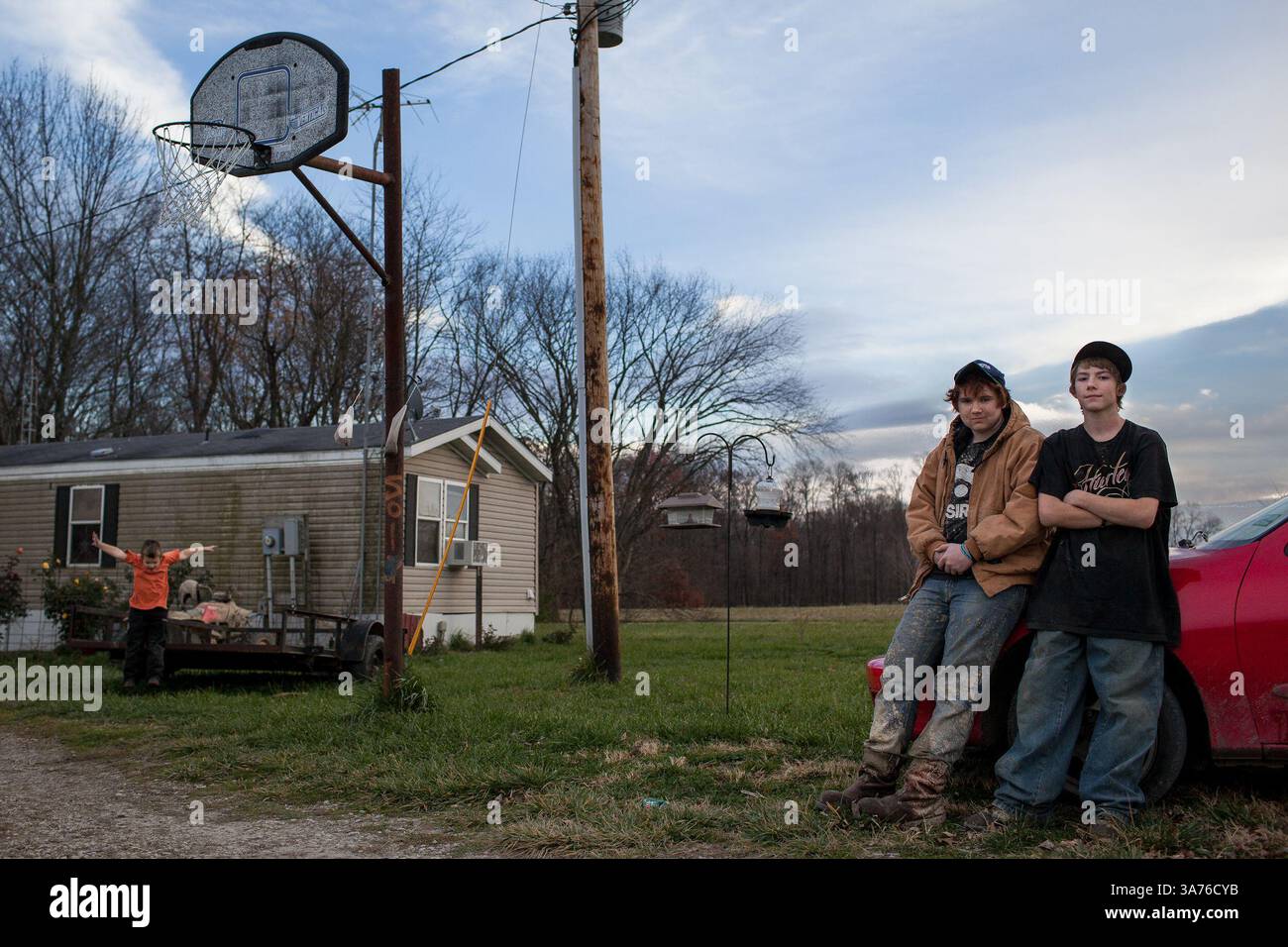 Nov. 12, 2012 - Bowling Green, Indiana, U.S. - ZACH and CHAD pose in ...