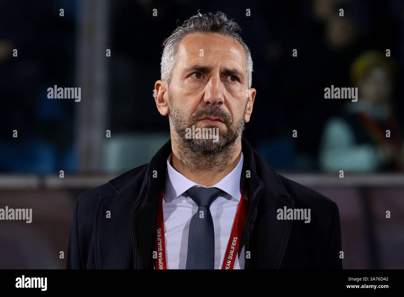 Serravalle, Italy. 24th Mar, 2025. Roberto Cevoli Head coach of San ...