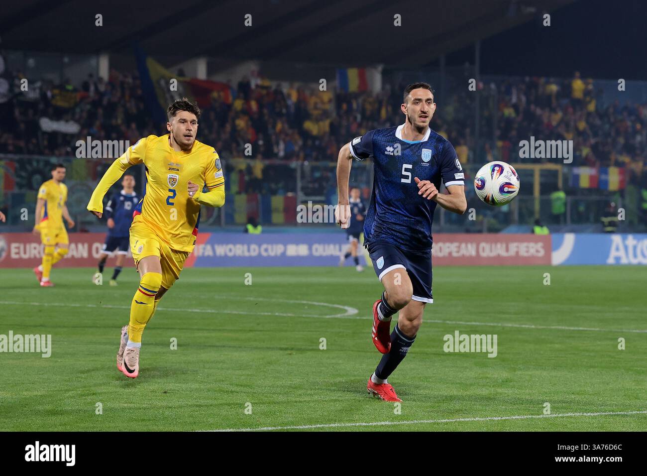 Serravalle, Italy. 24th Mar, 2025. Michele Cevoli of San Marino is ...