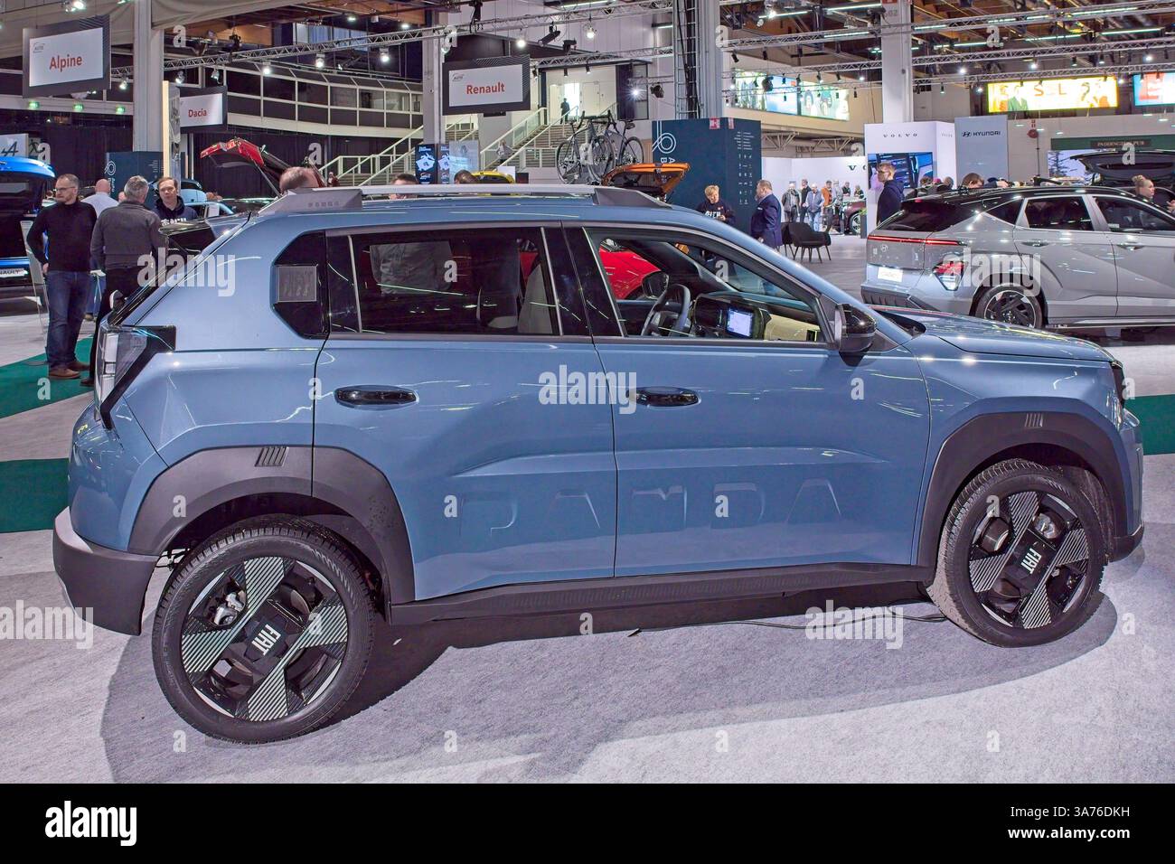 Pasila, Helsinki, Finland – March 14. 2025: Fiat Grande Panda car at ...