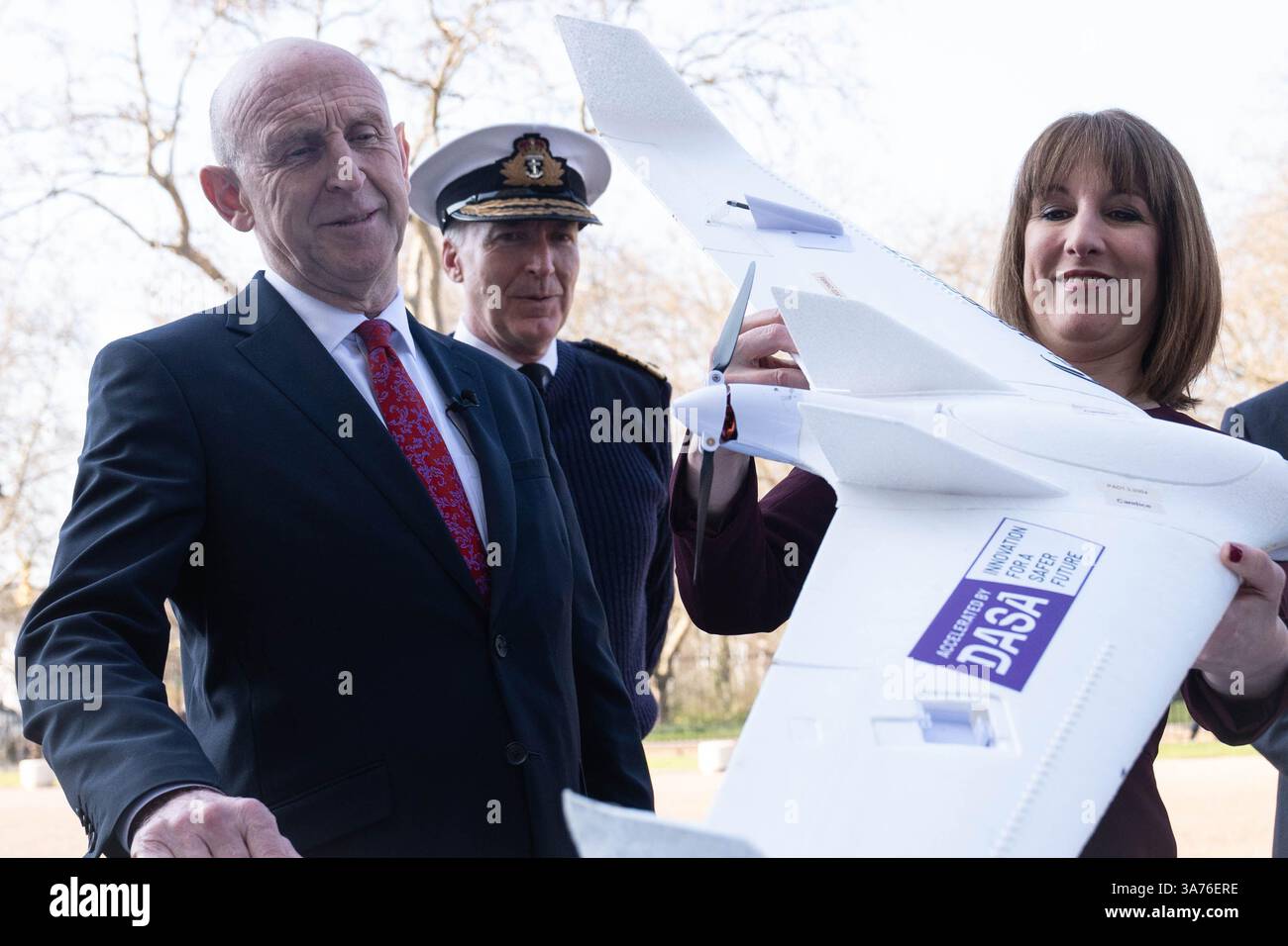 Chancellor of the Exchequer Rachel Reeves with Defence Secretary John ...