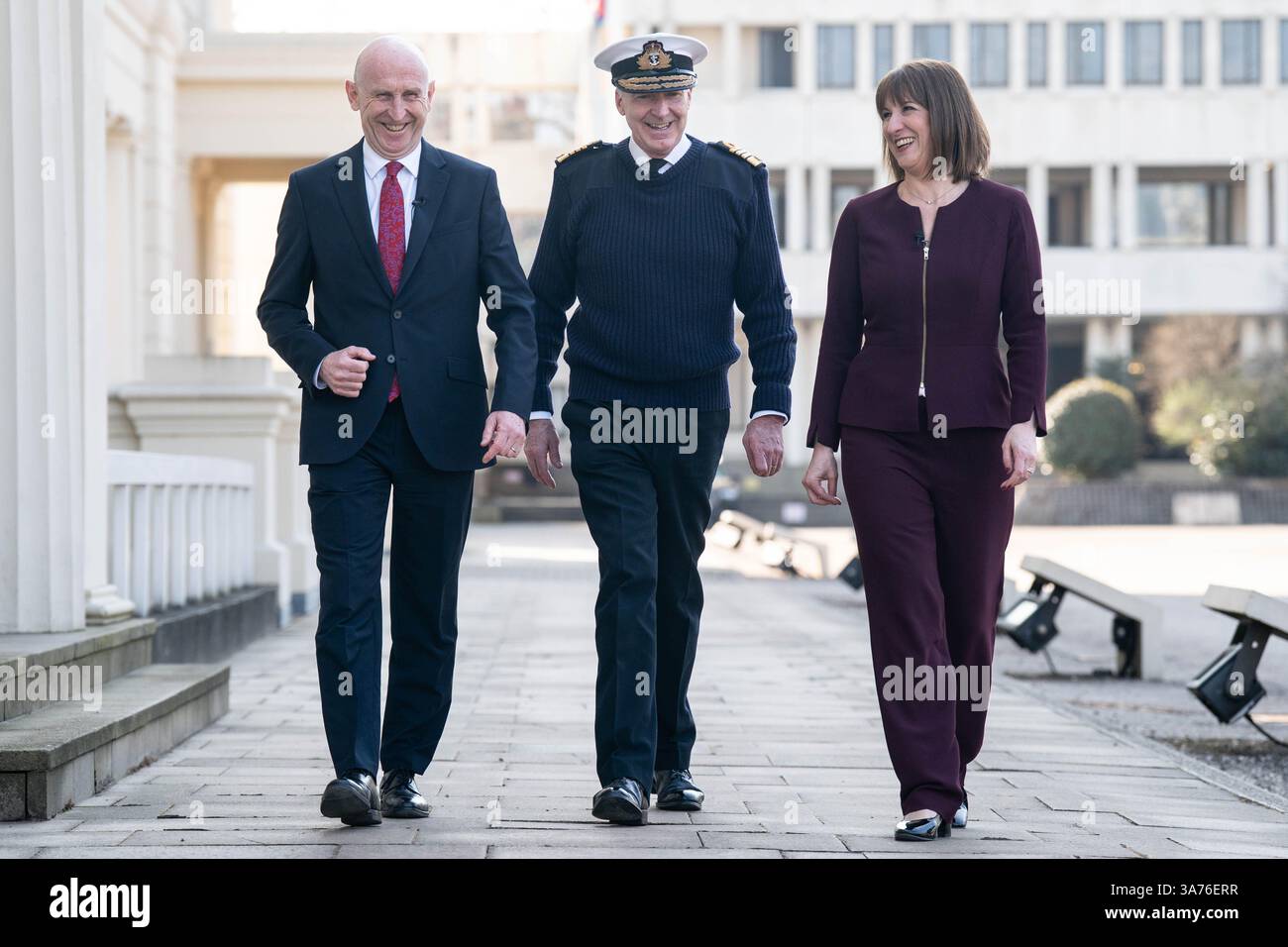 Chancellor of the Exchequer Rachel Reeves with Defence Secretary John ...