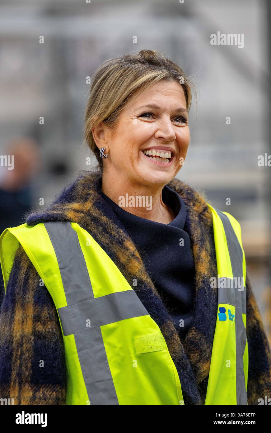 Uden, The Netherlands. 26th Mar, 2025. Queen Maxima during a working ...