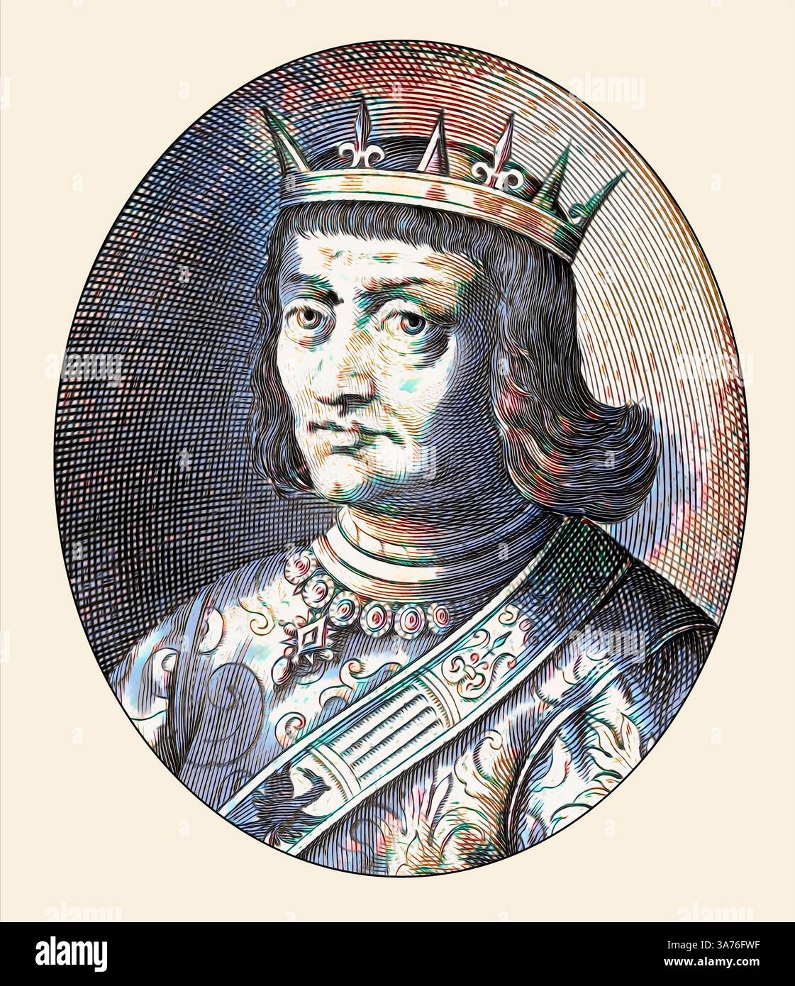 Solomon, Salomon or Jedidiah, the fourth monarch of the Kingdom of ...