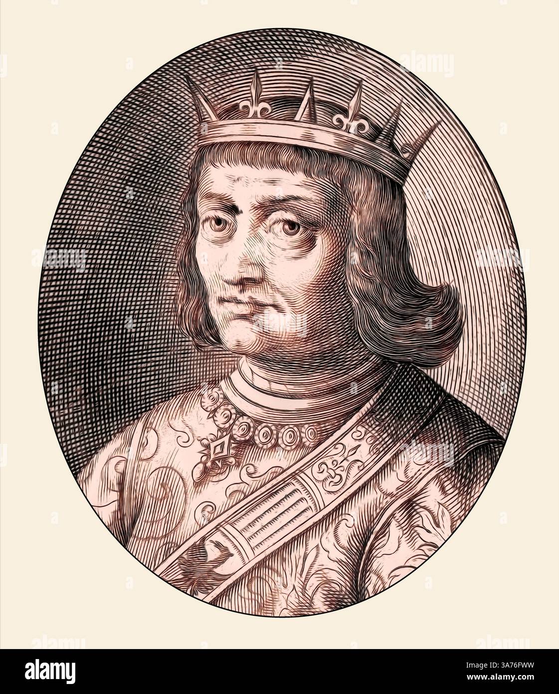 Solomon, Salomon or Jedidiah, the fourth monarch of the Kingdom of ...