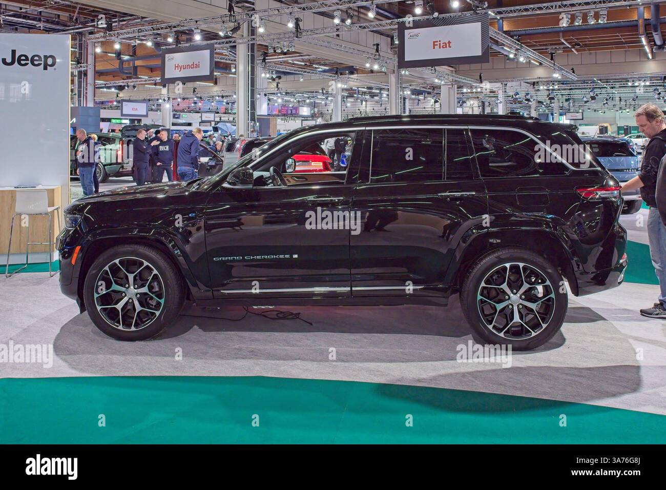 Pasila, Helsinki, Finland – March 14. 2025: Jeep Grand Cherokee car at ...
