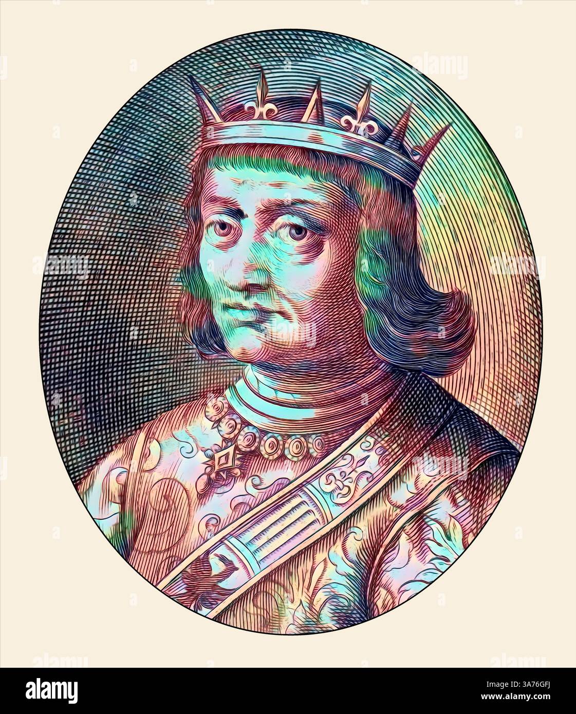 Solomon, Salomon or Jedidiah, the fourth monarch of the Kingdom of ...