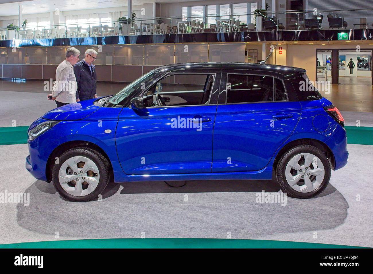 Pasila, Helsinki, Finland – March 14. 2025: Suzuki Swift Hybrid 4WD GL+ ...