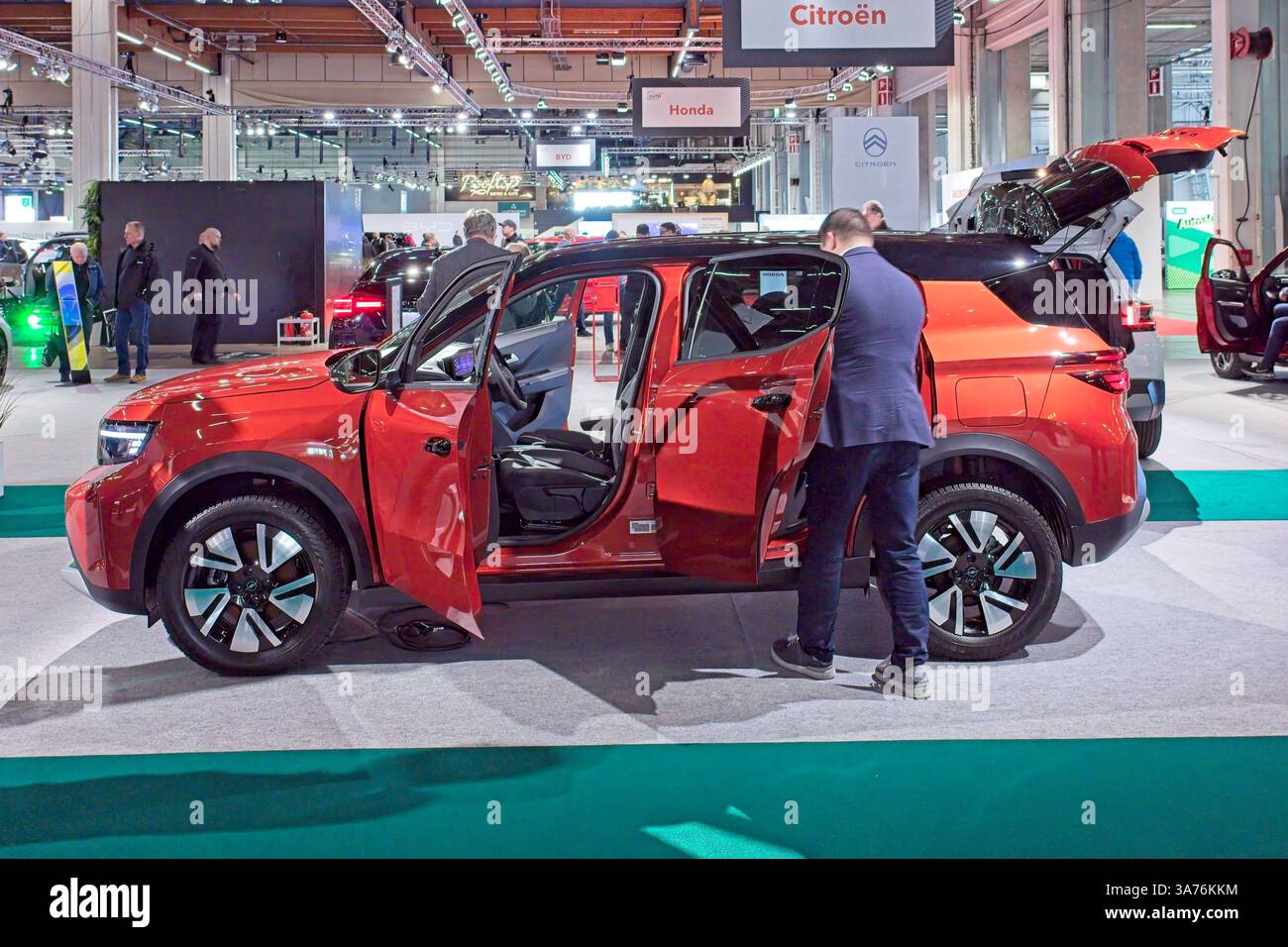 Pasila, Helsinki, Finland – March 14. 2025: Opel Frontera car at AUTO ...