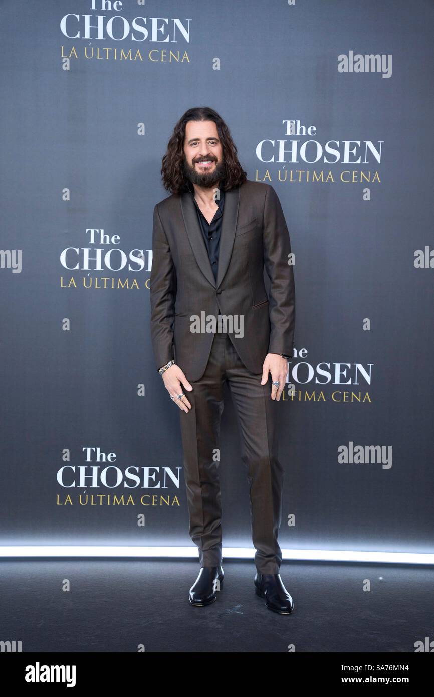 March 25, 2025, Madrid, Madrid, Spain: Jonathan Roumie attends 'The ...