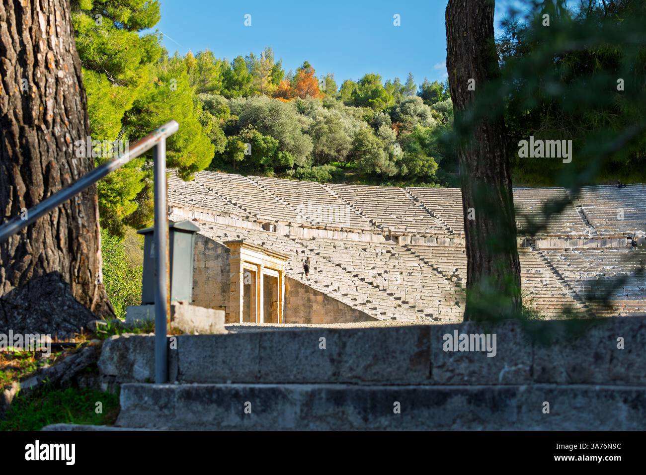 The ancient Theater at Epidaurus a 4th century BC Greek site, part of ...