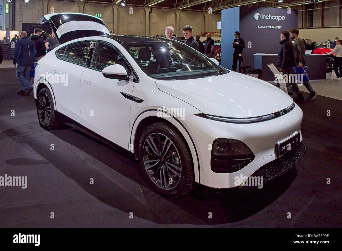 Pasila, Helsinki, Finland – March 14. 2025: Xpeng G6 AWD Perfomance ...