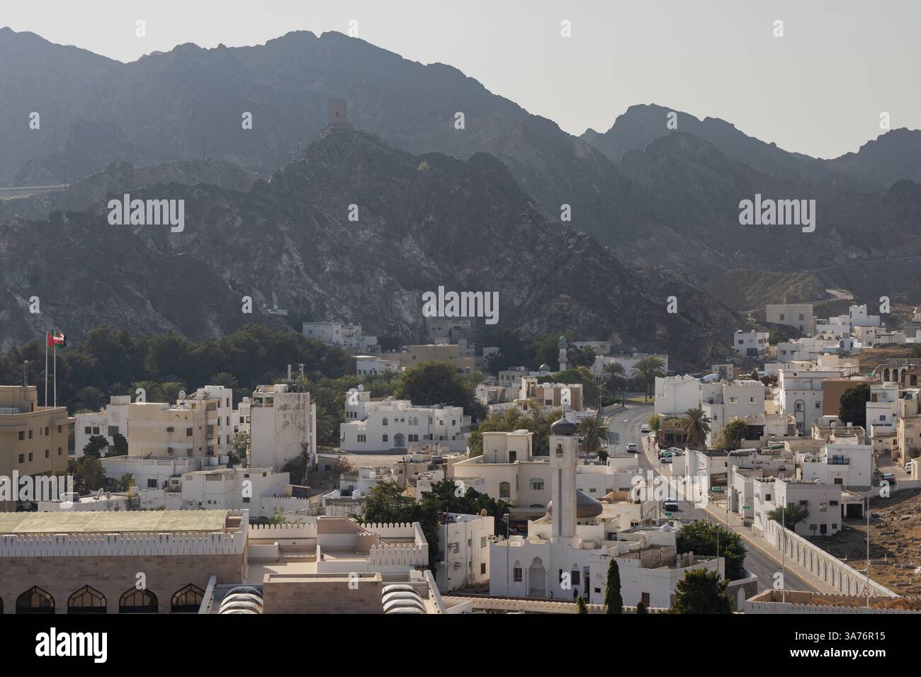 Muscat, Oman. February 08, 2025. View of Old Muscat city Stock Photo ...