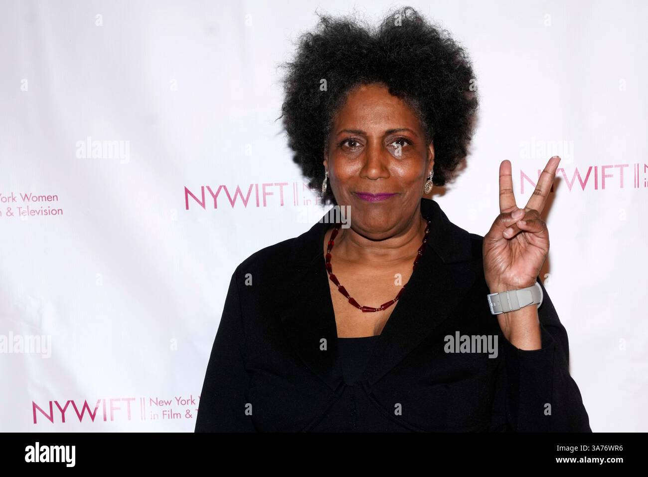Nancy Giles attends the New York Women In Film & Television's 45th ...