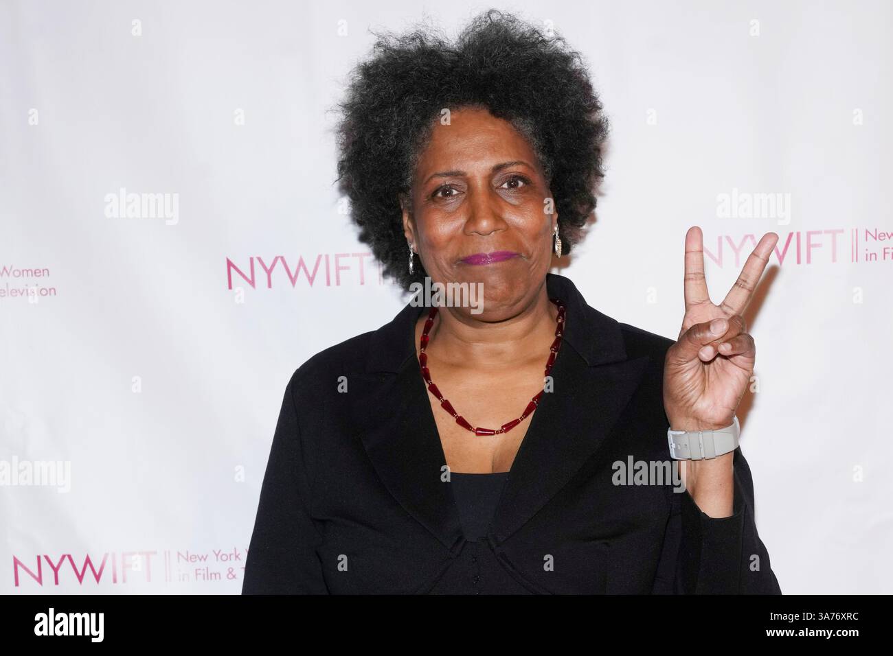 Nancy Giles attends the New York Women In Film & Television's 45th ...
