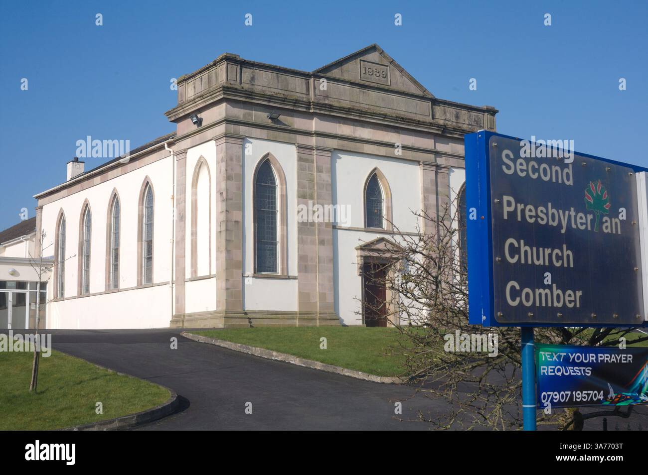 The impressive Second Presbyterian church on Killinchy Street in Comber ...