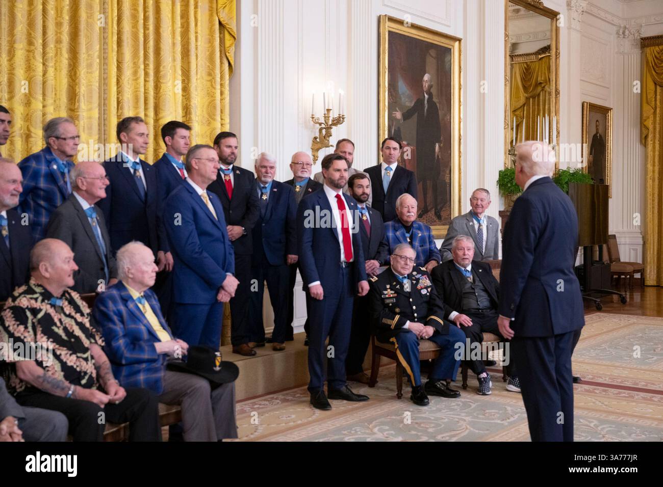 President Donald Trump meets with Medal of Honor recipients for ...