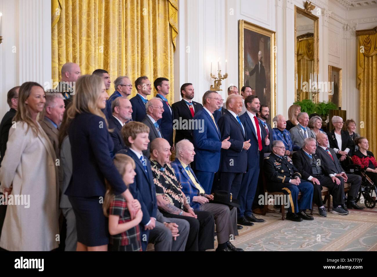 President Donald Trump meets with Medal of Honor recipients for ...