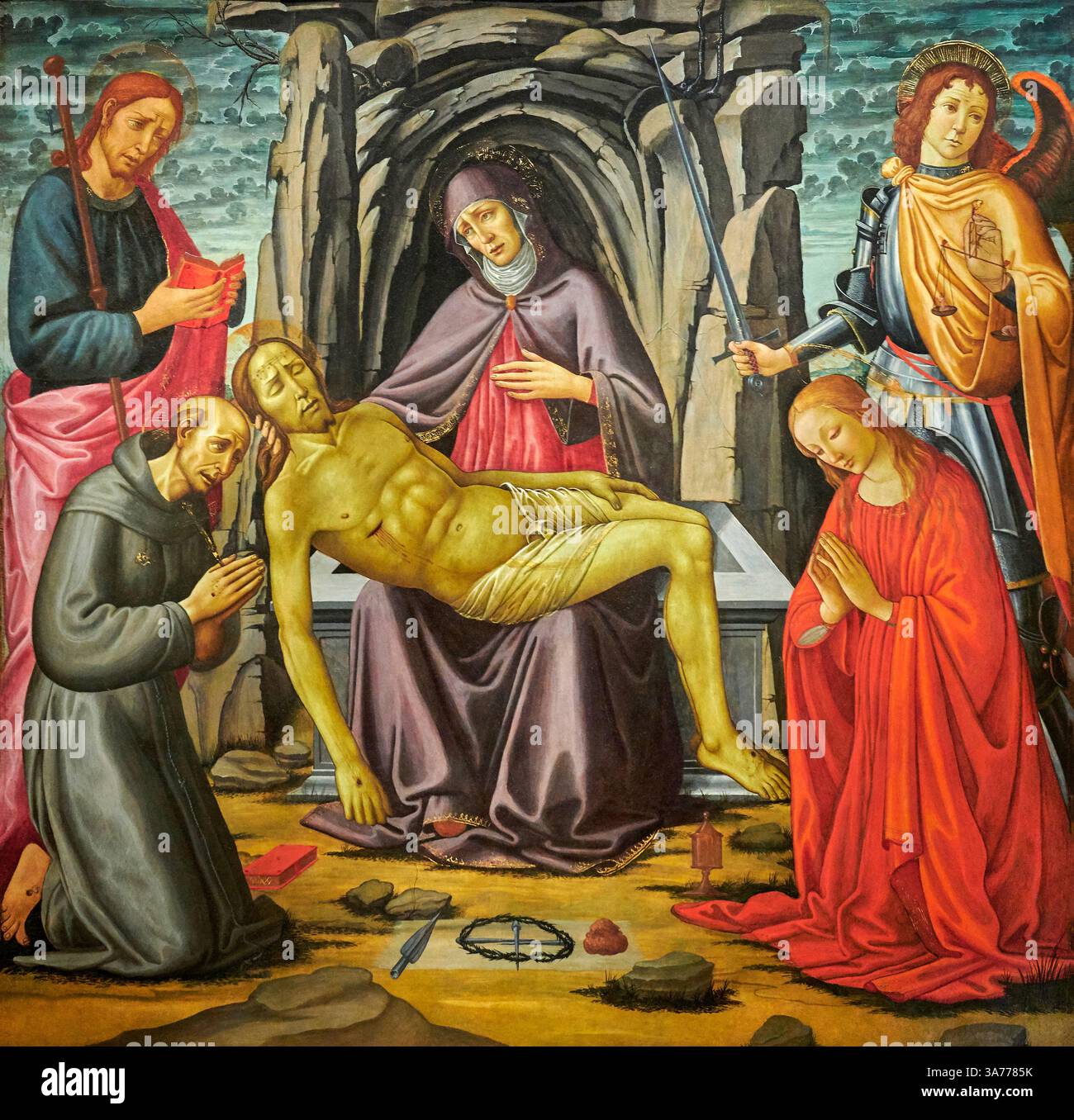 Deposizione dalla Croce con San Jacopo maggiore,San Francesco,San ...