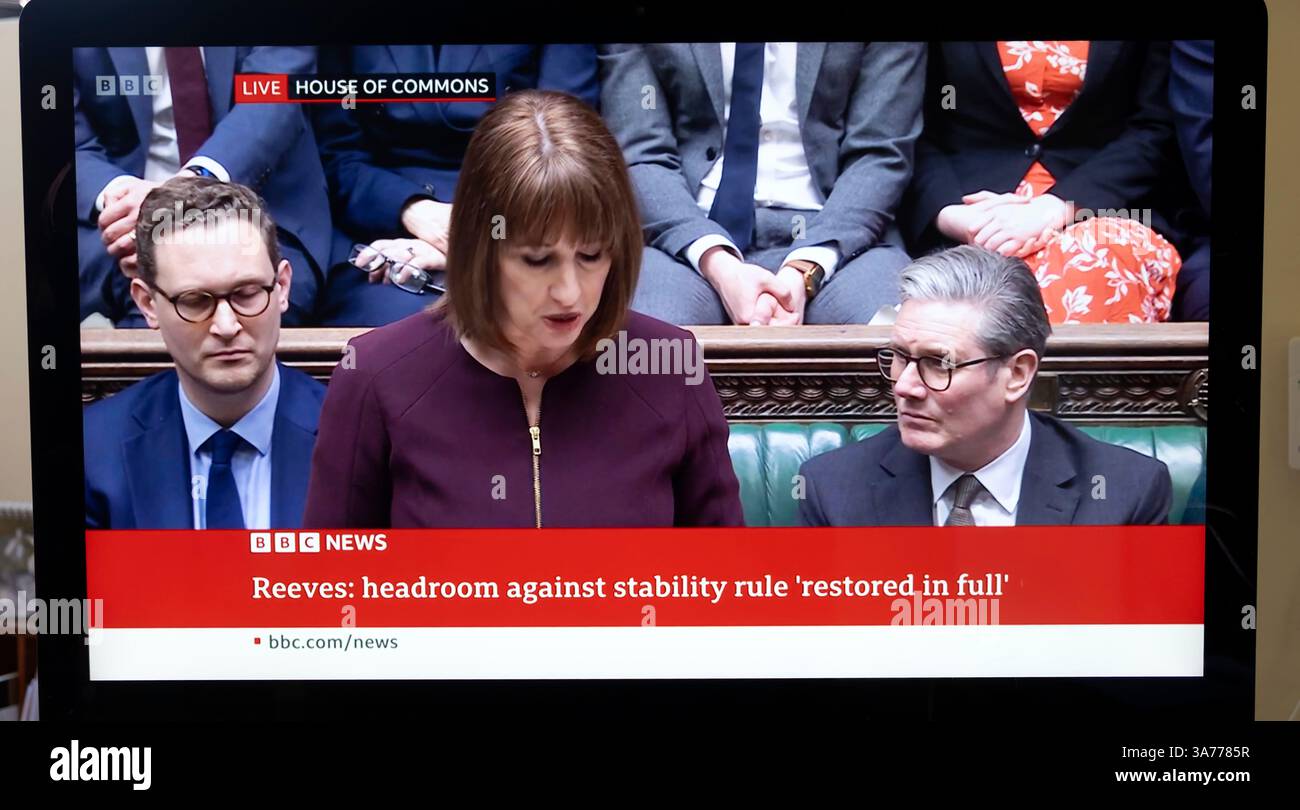 'Reeves: headroom against stability rule 'restored in full' . Rachel ...