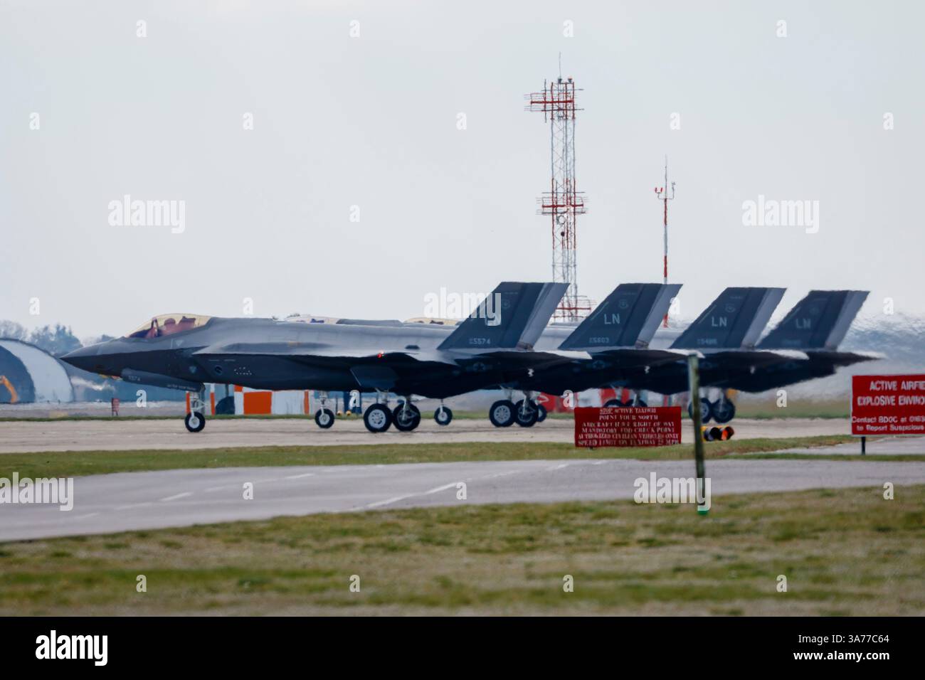 RAF Lakenheath, UK. 26 March, 2025. USAF F-35A Lightning at RAF ...