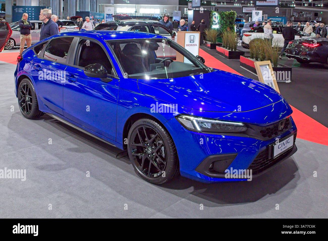 Pasila, Helsinki, Finland – March 14. 2025: Honda Civic Hybrid Sport ...