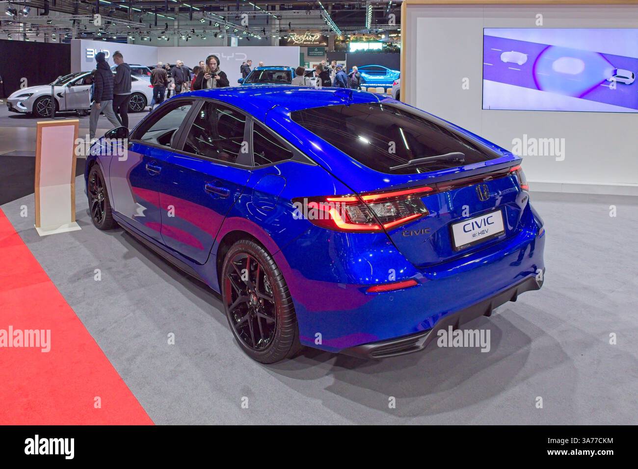 Pasila, Helsinki, Finland – March 14. 2025: Honda Civic Hybrid Sport ...