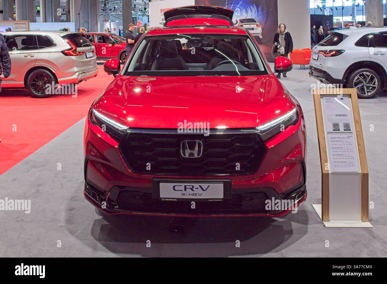 Pasila, Helsinki, Finland – March 14. 2025: Honda CR-V Hybrid Elegance ...