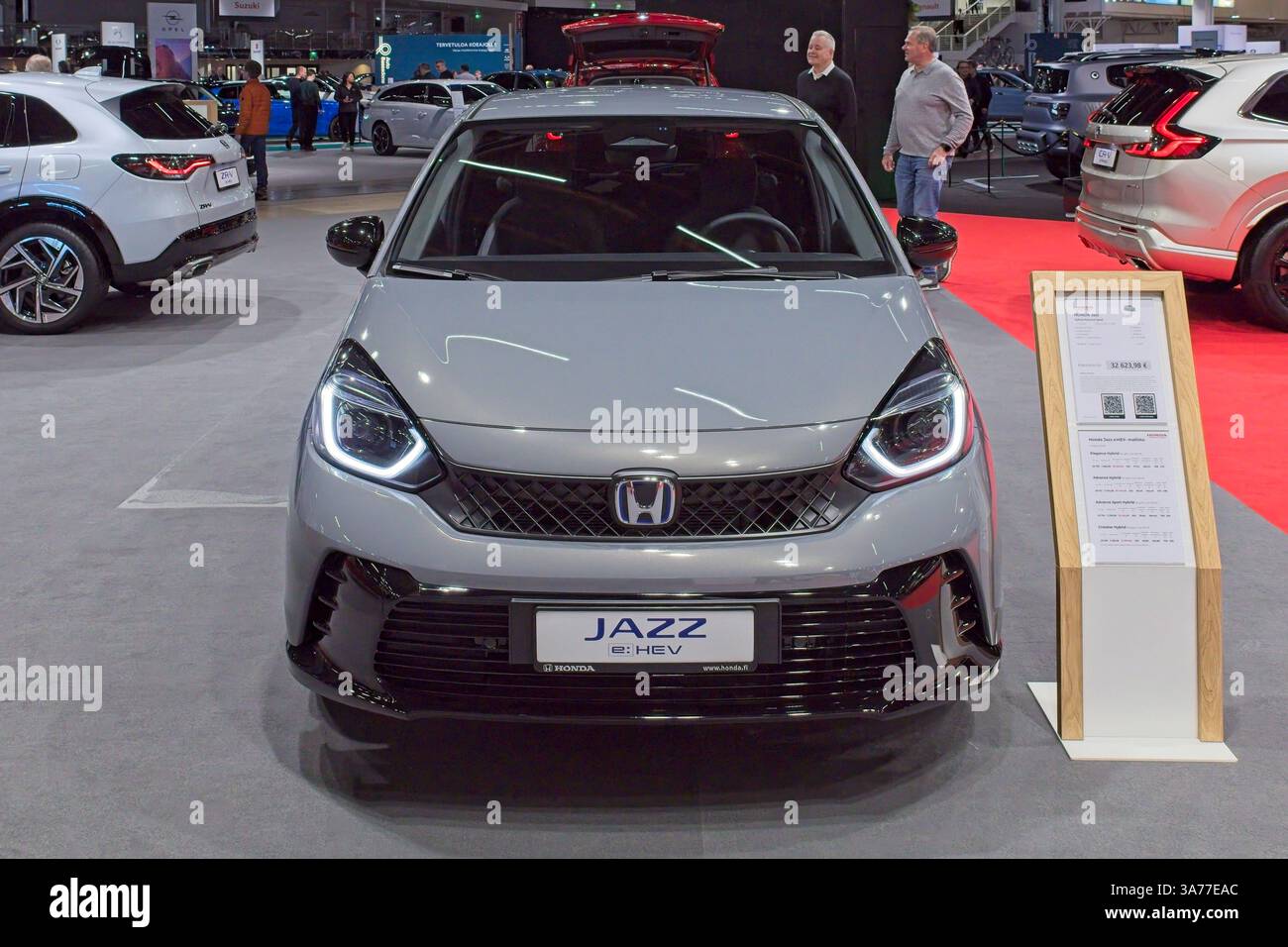 Pasila, Helsinki, Finland – March 14. 2025: Honda Jazz Hybrid Advance ...