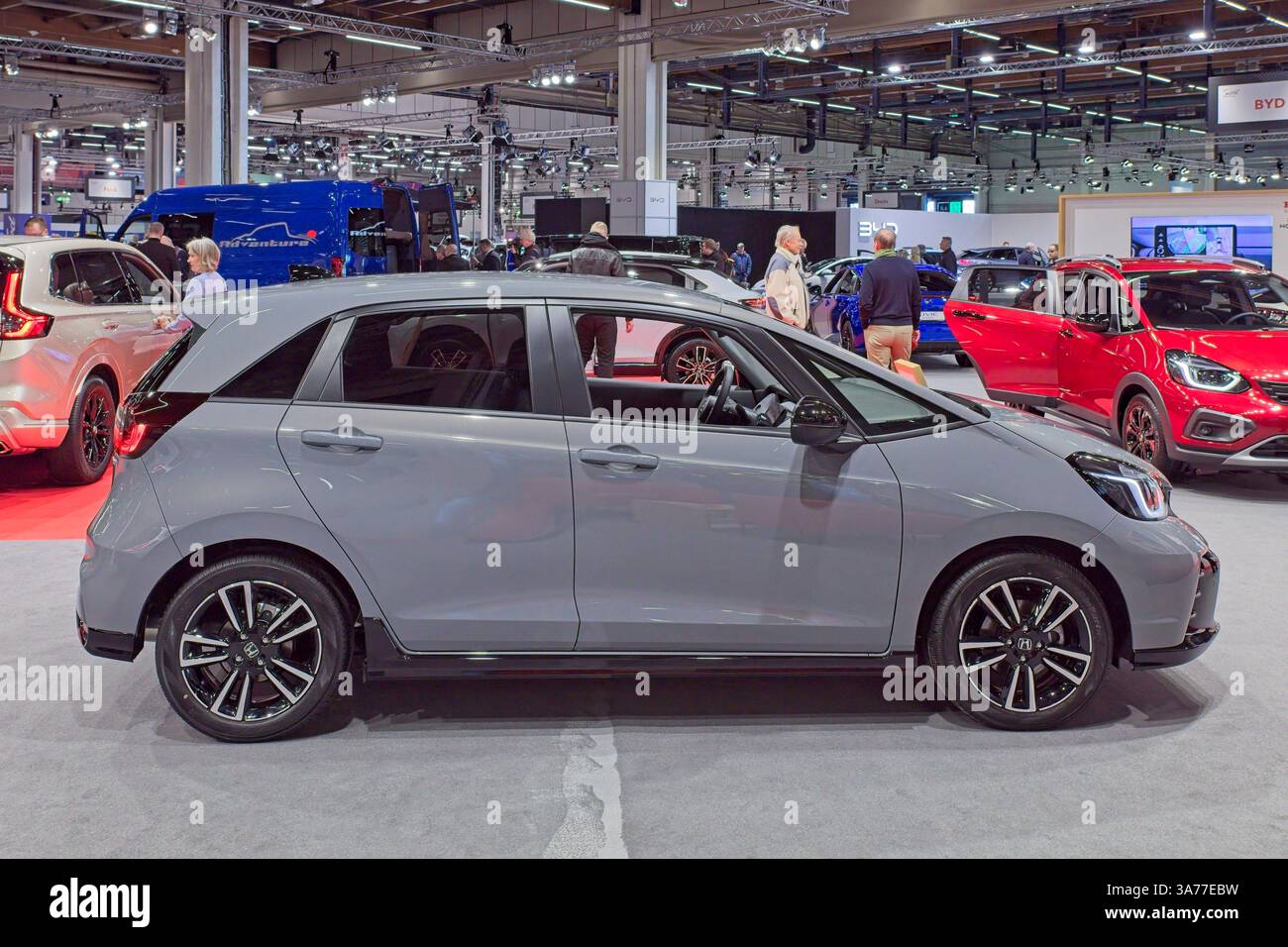 Pasila, Helsinki, Finland – March 14. 2025: Honda Jazz Hybrid Advance ...
