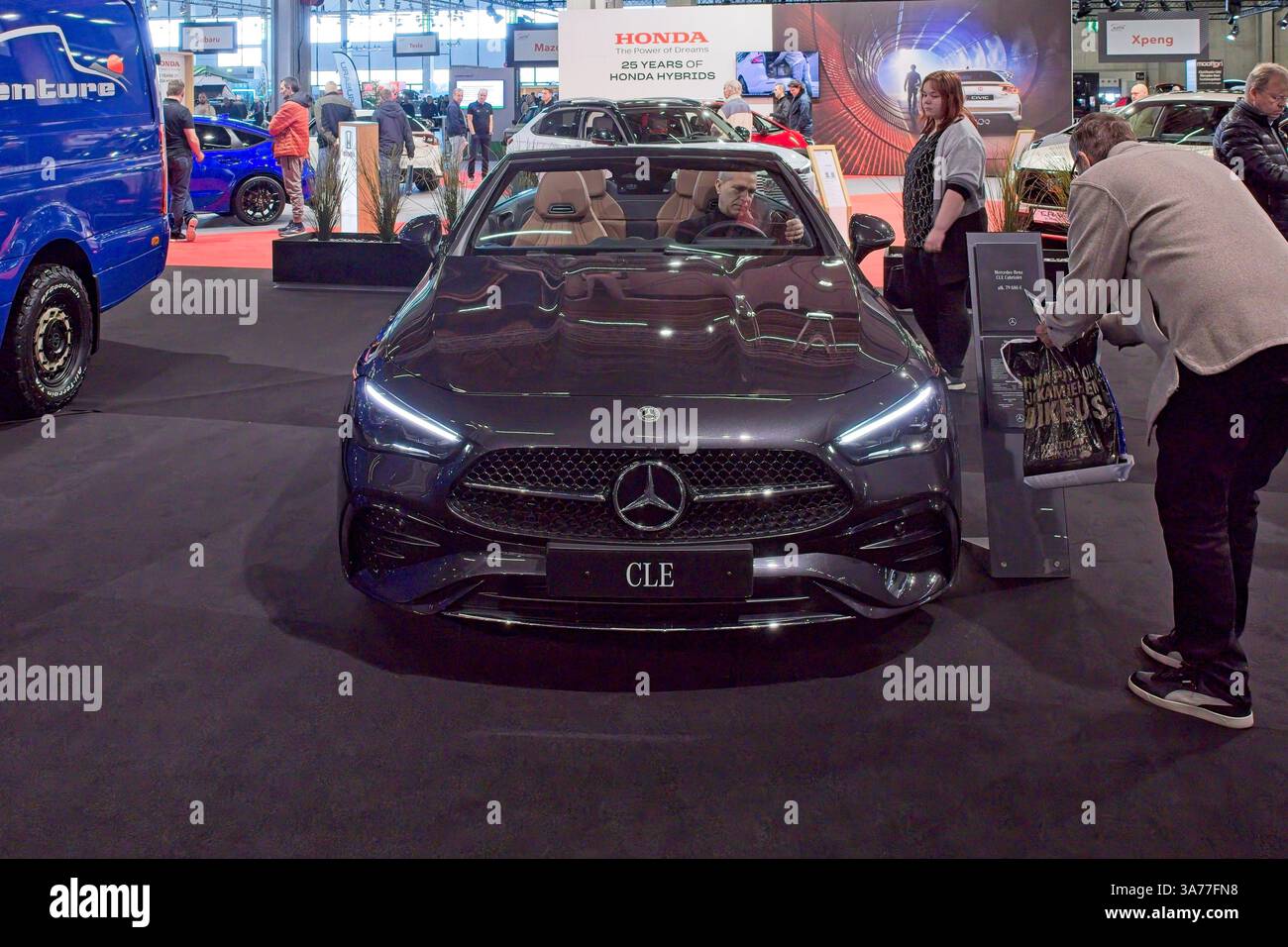 Pasila, Helsinki, Finland – March 14. 2025: Mercedes-Benz CLE 200 ...
