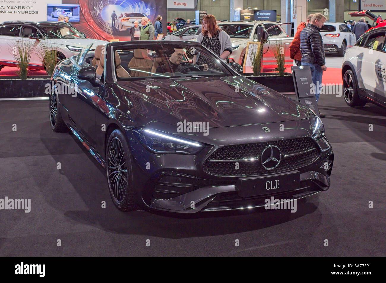 Pasila, Helsinki, Finland – March 14. 2025: Mercedes-Benz CLE 200 ...