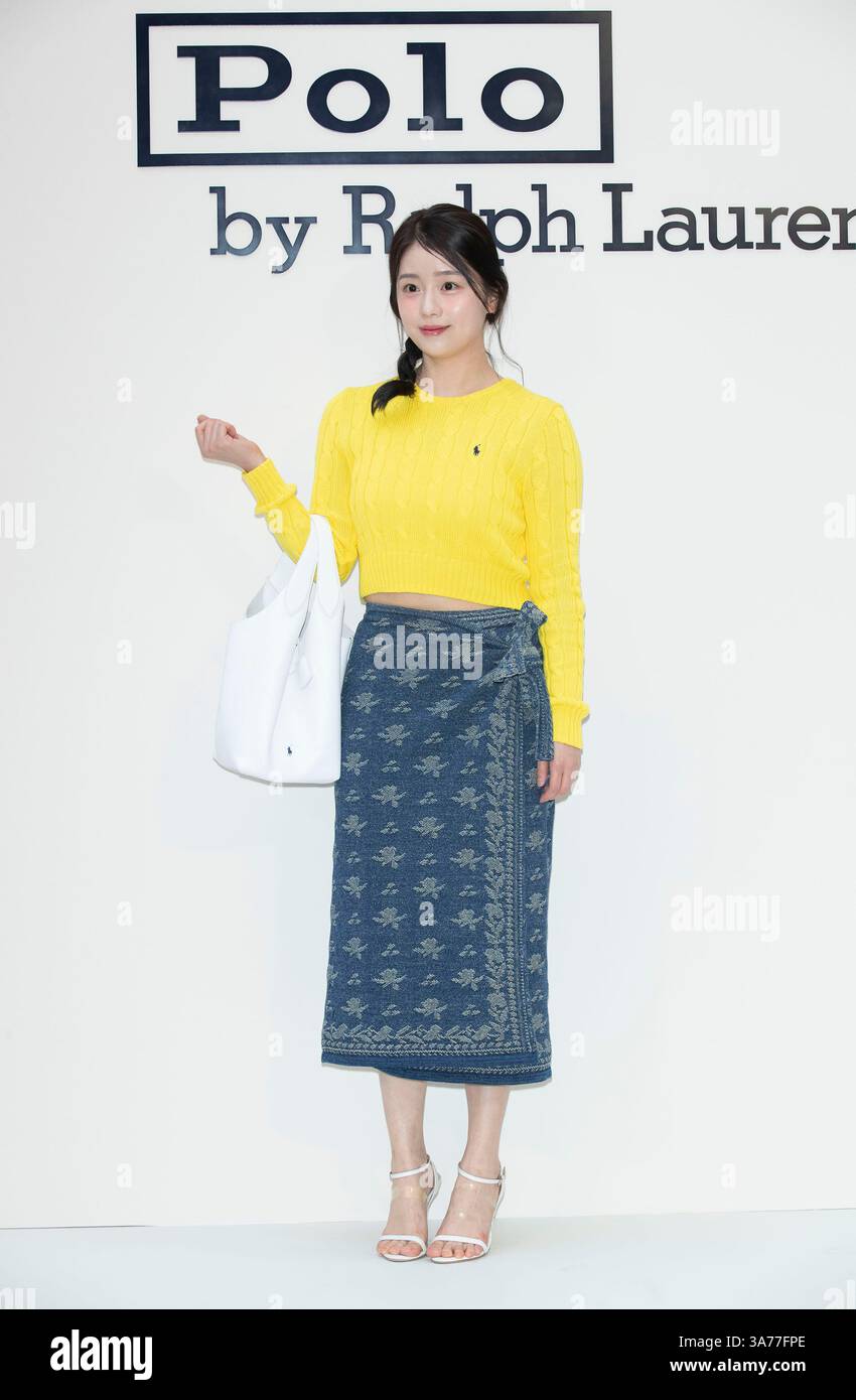 Seoul, South Korea. 26th Mar, 2025. South Korean actress Chae Seo-an, attends a photocell for ...