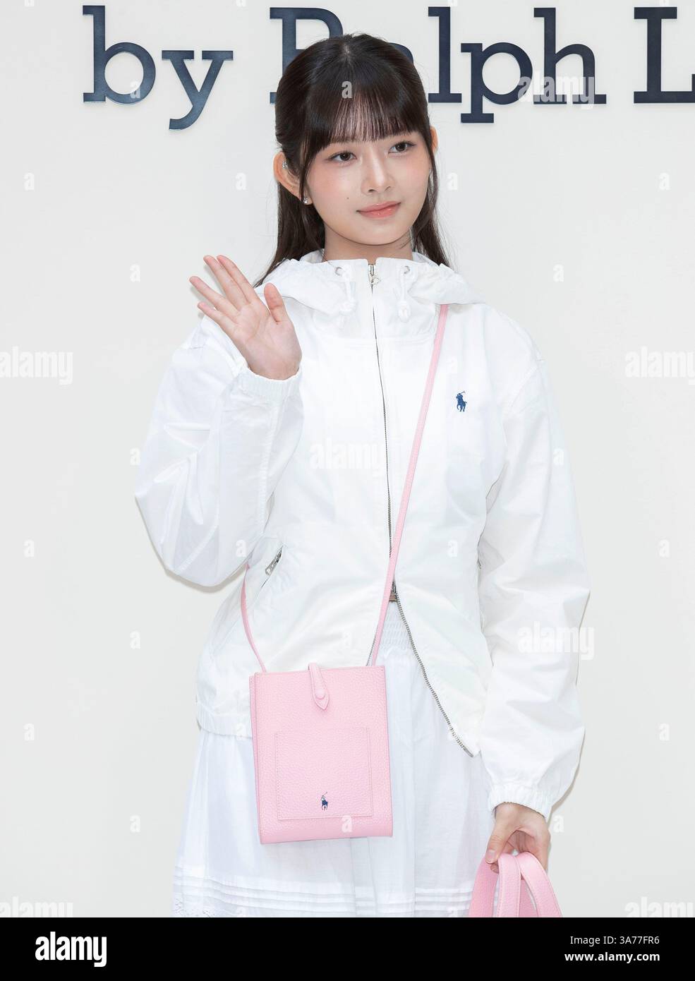 Seoul, South Korea. 26th Mar, 2025. Japanese singer Rei, member of girl ...