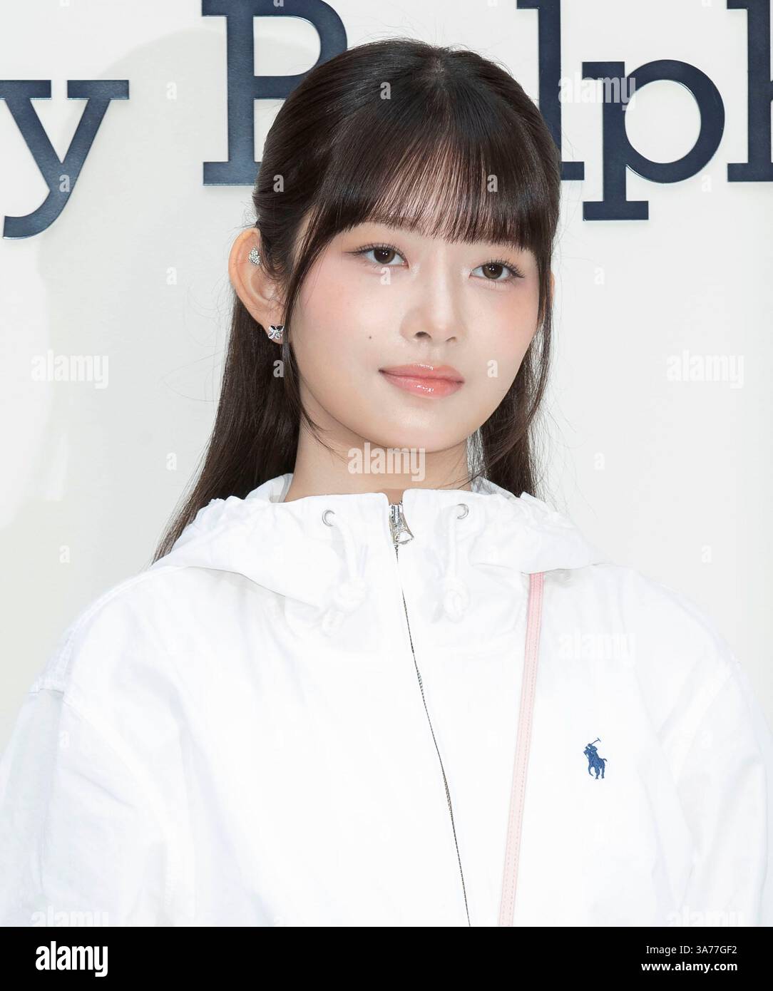 Seoul, South Korea. 26th Mar, 2025. Japanese singer Rei, member of girl ...