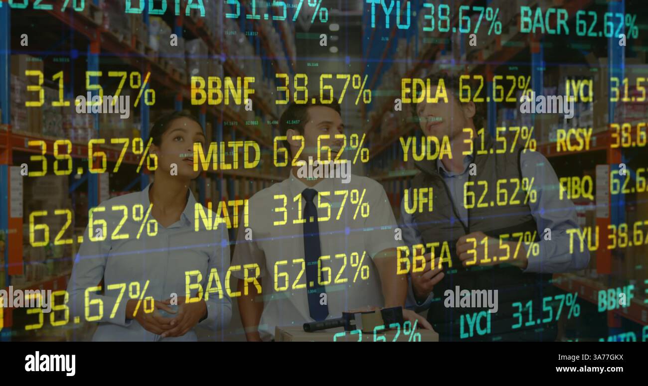 Male female supervisors checking hi-res stock photography and images ...