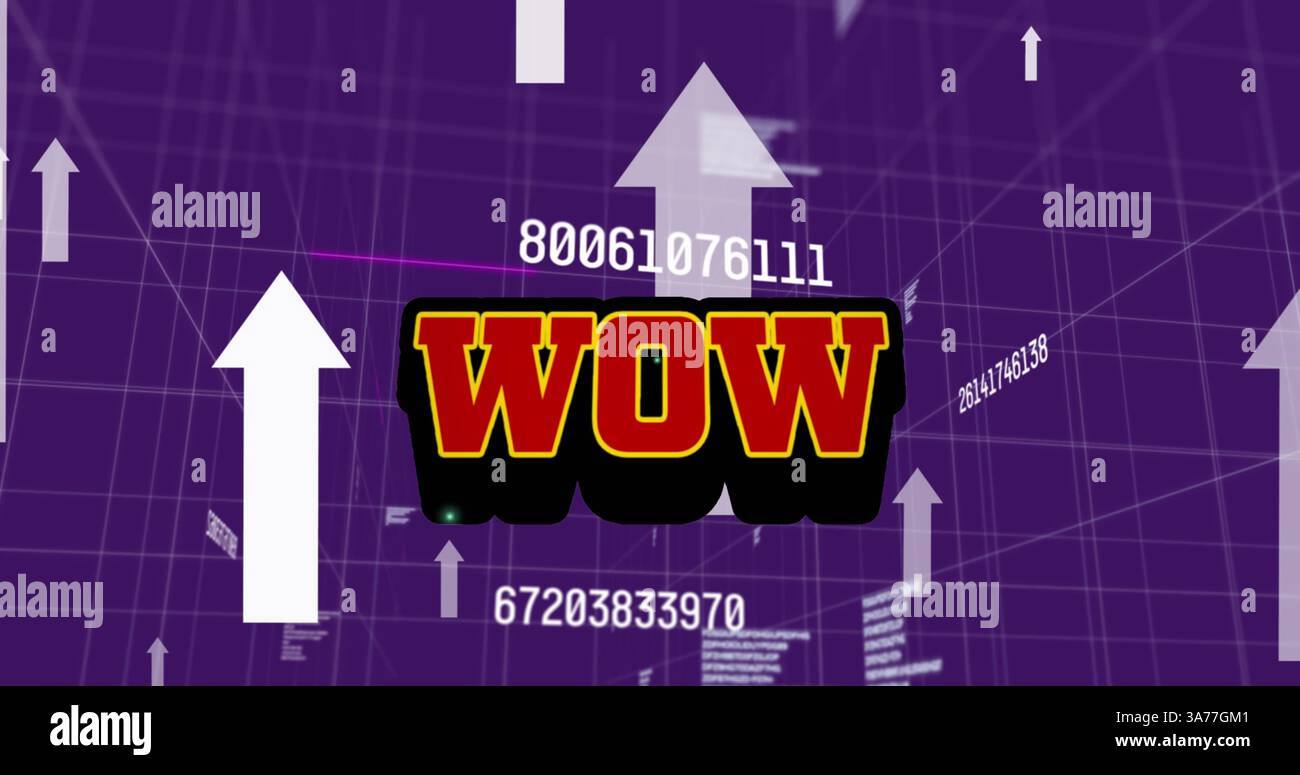 Animation innovation text data processing hi-res stock photography and images - Alamy