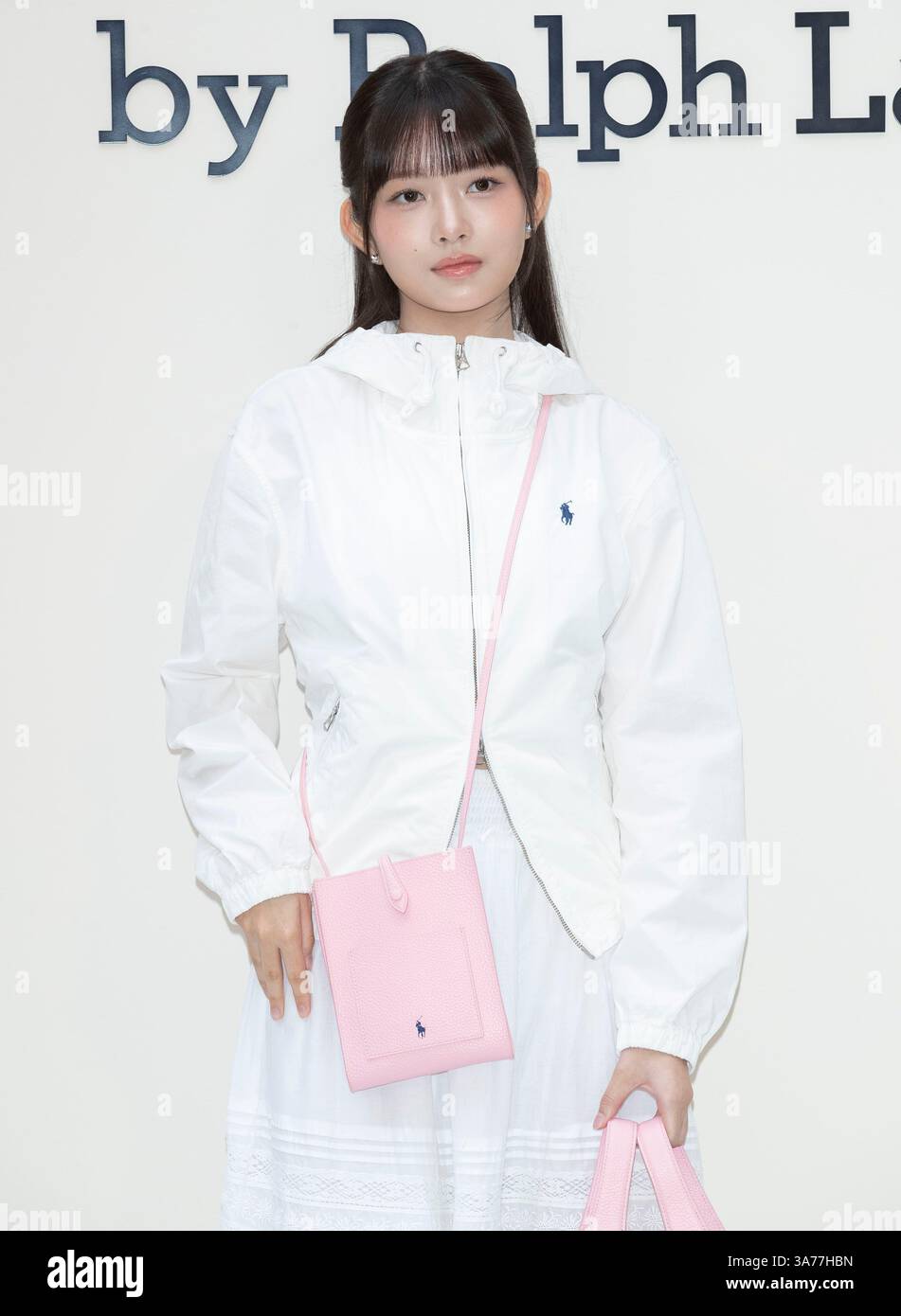 Seoul, South Korea. 26th Mar, 2025. Japanese singer Rei, member of girl ...