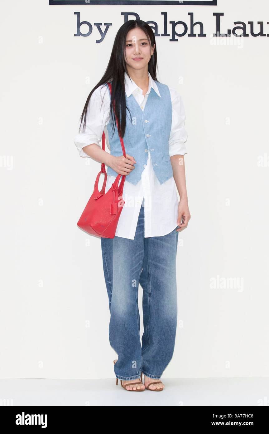 26 March 2025 - Seoul South Korea: South Korean actress Hong Hwa-yeon ...