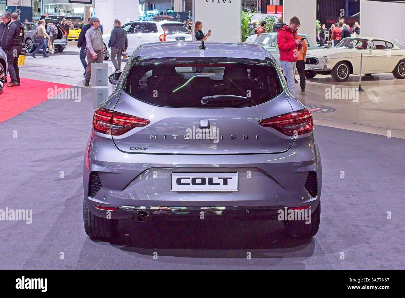 Pasila, Helsinki, Finland – March 14. 2025: Mitsubishi Colt 1.0 MPI-T ...