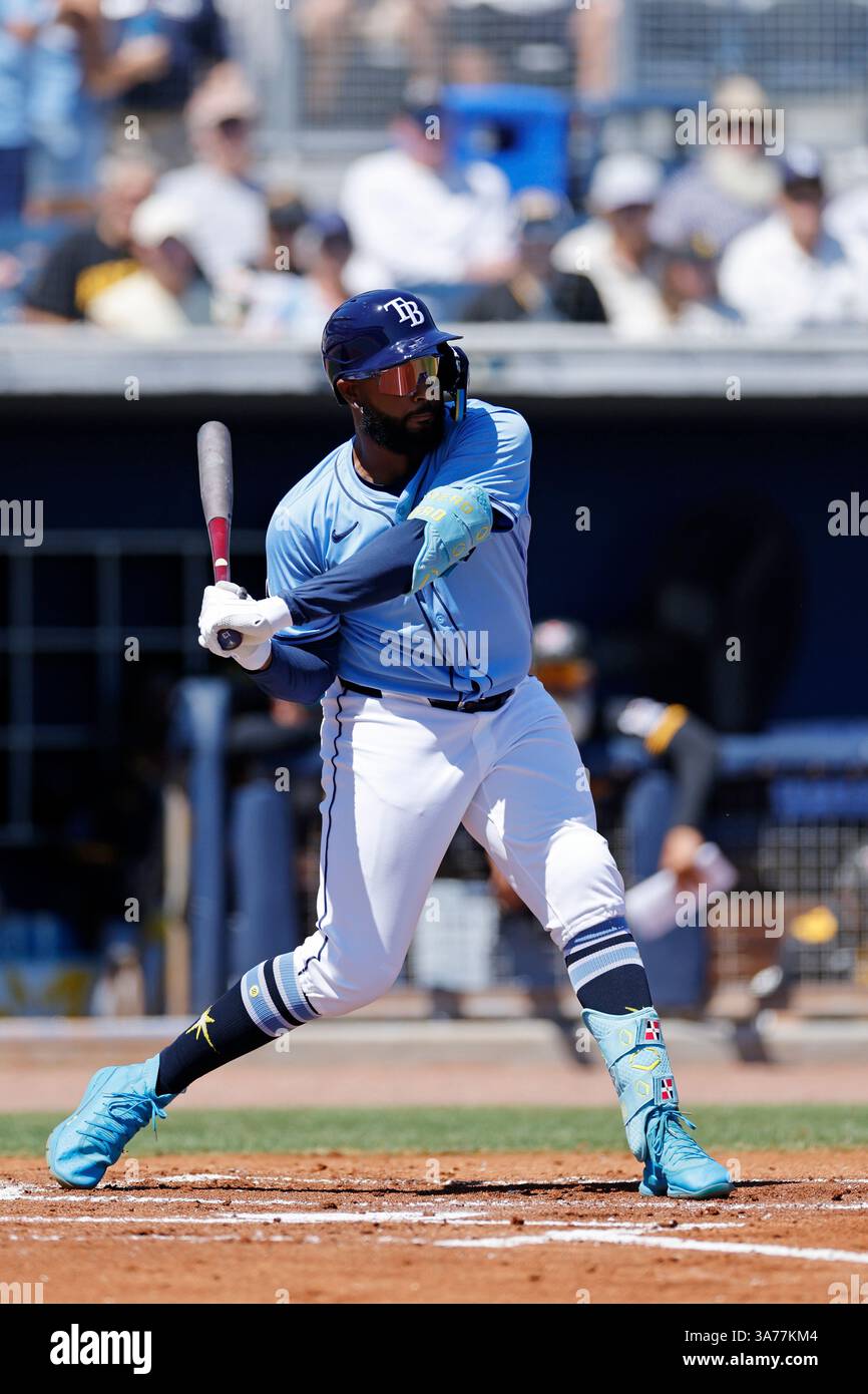 PORT CHARLOTTE, FL - MARCH 19: Tampa Bay Rays third baseman Junior ...