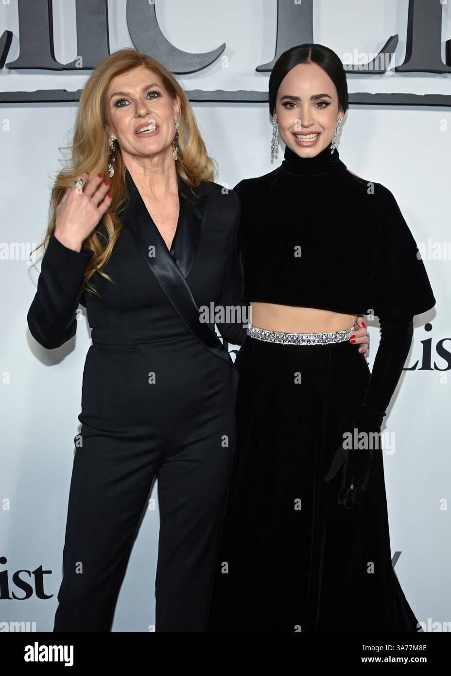 Photo by: NDZ/STAR MAX/IPx 2025 3/25/25 Connie Britton and Sofia Carson ...