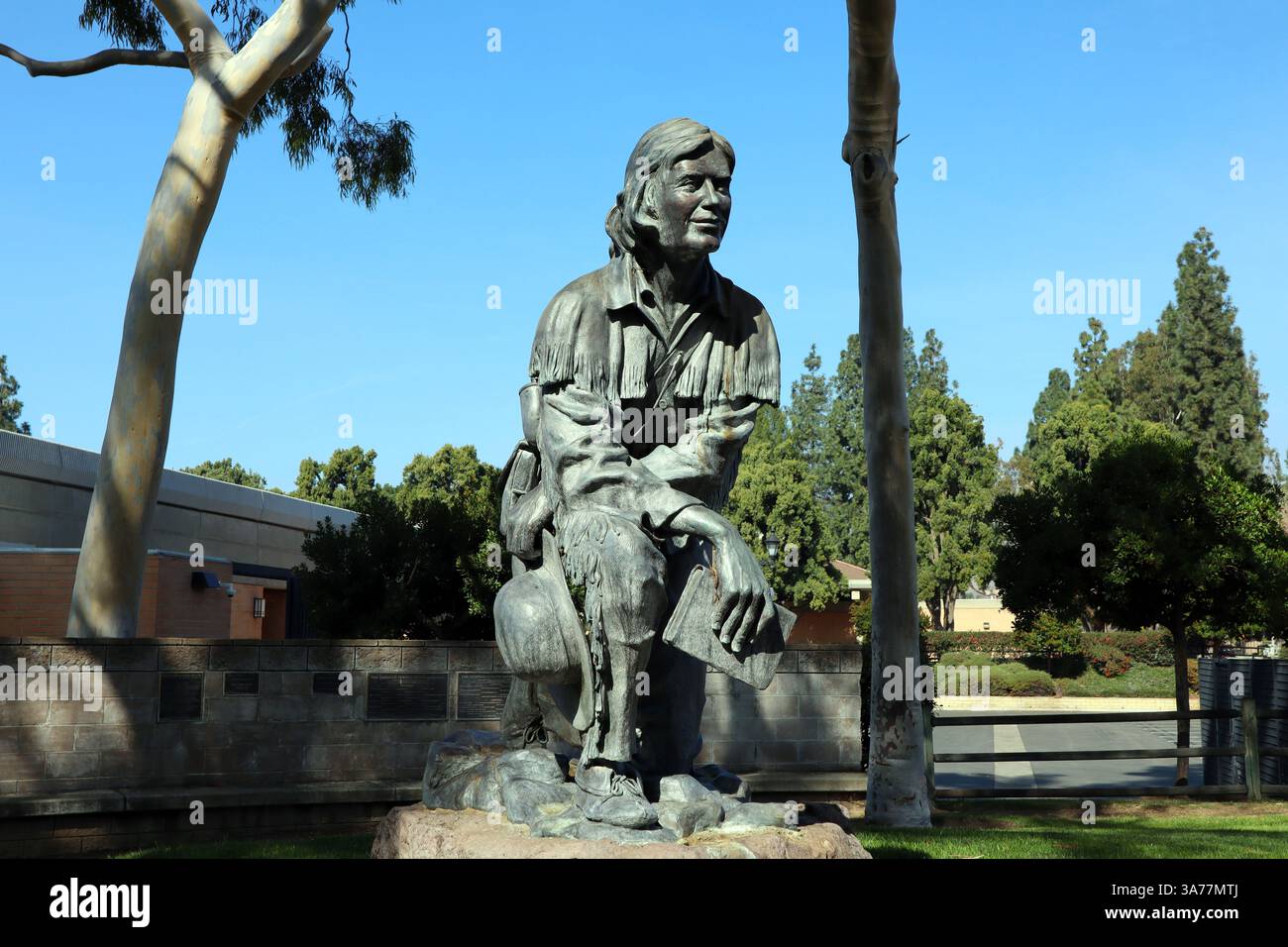 San Dimas, California: The Jedediah Strong Smith Memorial, a tribute to ...