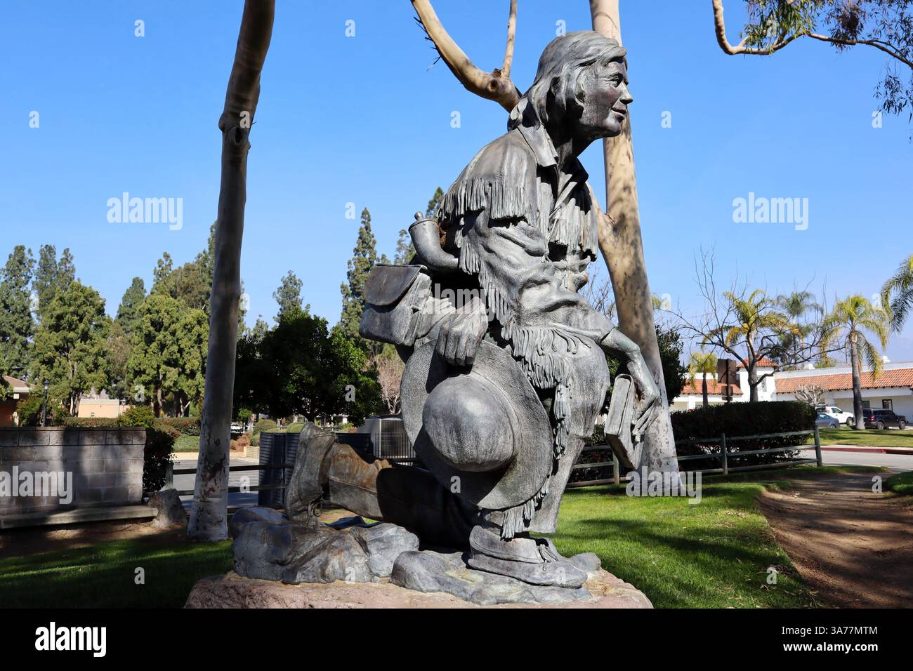 San Dimas, California: The Jedediah Strong Smith Memorial, a tribute to ...