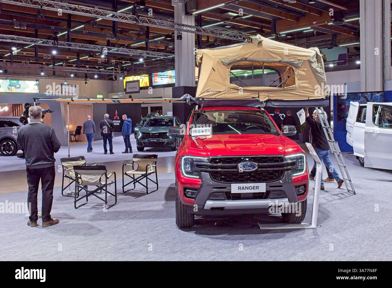 Pasila, Helsinki, Finland – March 14. 2025: Ford Ranger Wildtrak PHEV ...