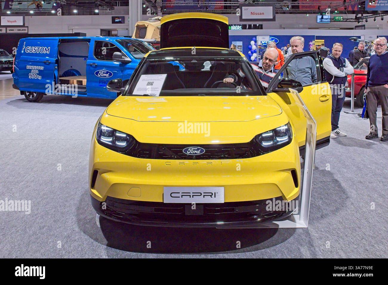 Pasila, Helsinki, Finland – March 14. 2025: Ford Capri Premium Extended ...