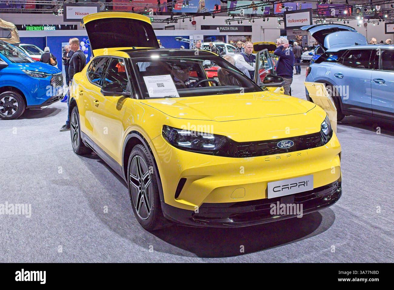 Pasila, Helsinki, Finland – March 14. 2025: Ford Capri Premium Extended ...