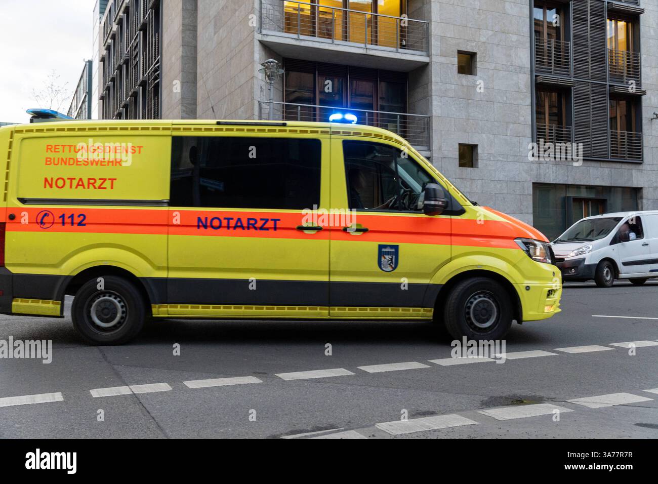 Berlin, Germany - March 26, 2025: A Bundeswehr emergency medical ...