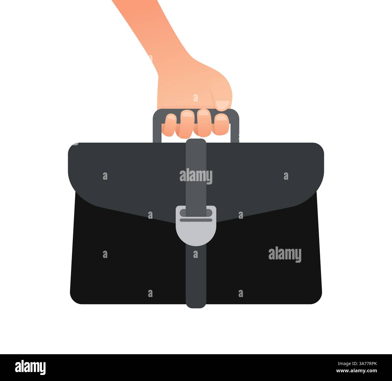 Business briefcase vector art Cut Out Stock Images & Pictures - Alamy