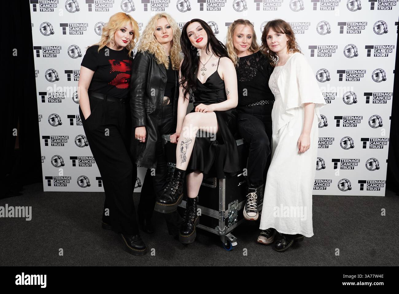 Venus Grrrls during the Teenage Cancer Trust show at the Royal Albert ...